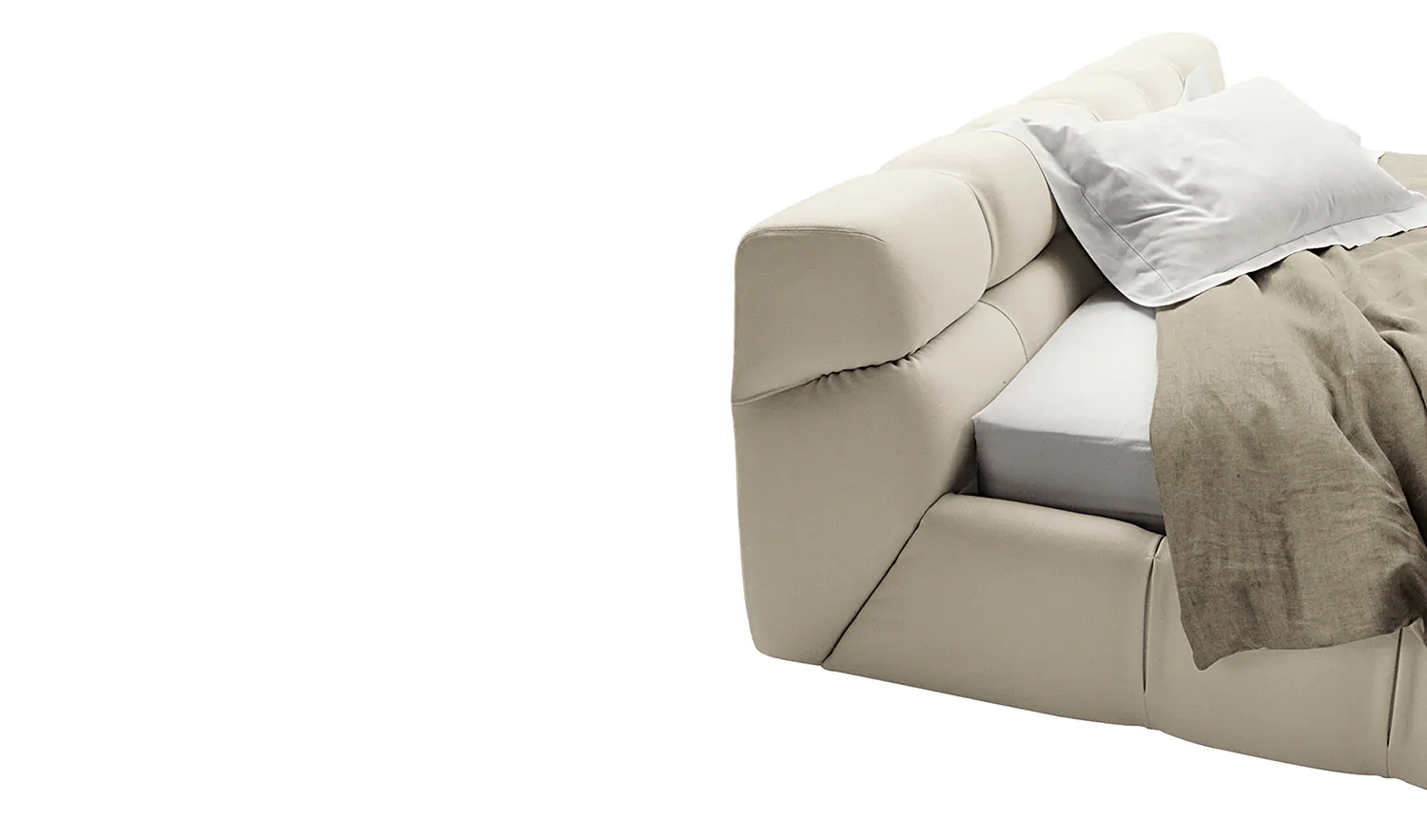 Cama de Diseño TUFTY BED | en linea barcelona