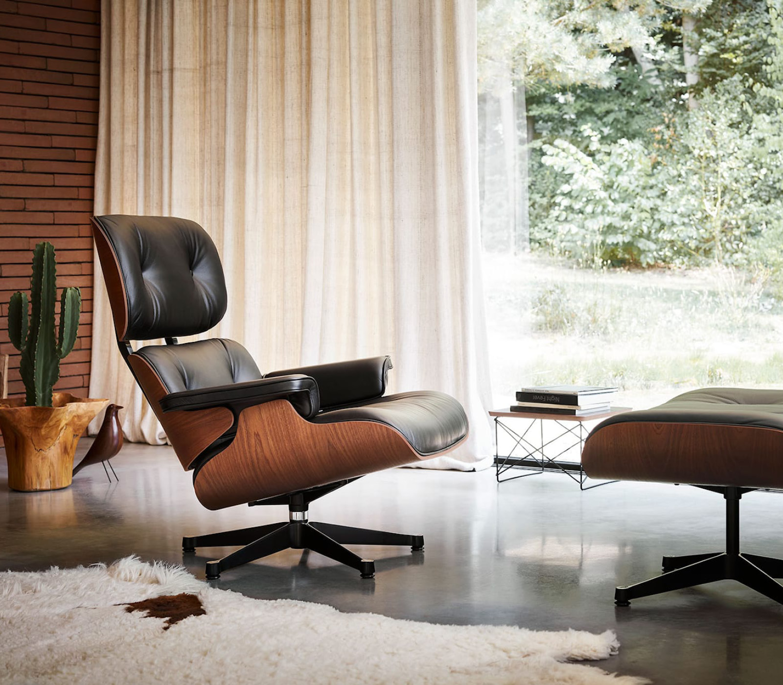 Silla Lounge y Ottoman | en linea barcelona